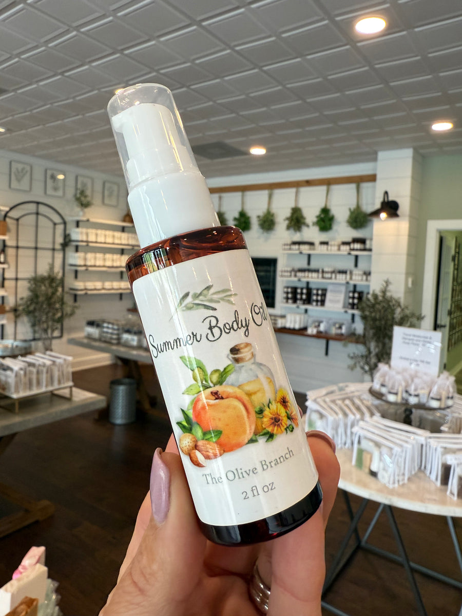 Summer Body Oil – The Olive Branch at Sovereign Farms